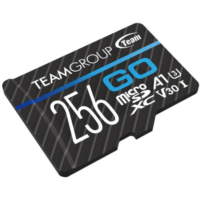 TeamGroup MICRO SDHC/SDXC 256GB GO UHS-I U3 V30, 100/50MB/s +SD Adapter TGUSDX256GU303