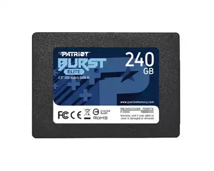 PATRIOT SSD 2.5 SATA3 6Gb/s 240GB Patriot Burst Elite 450MBs/320MBs PBE240GS25SSDR