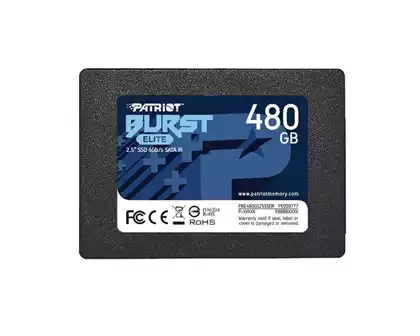 PATRIOT SSD 2.5 SATA3 6Gb/s 480GB Patriot Burst Elite 450MBs/320MBs PBE480GS25SSDR