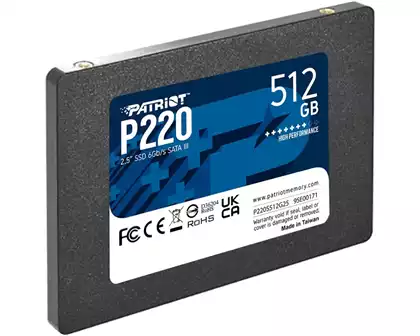 PATRIOT SSD 2.5 SATA3 512GB Patriot P220 550MBs/500MBs P220S512G25