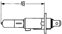 Sijalica 12V H1 55w HELLA