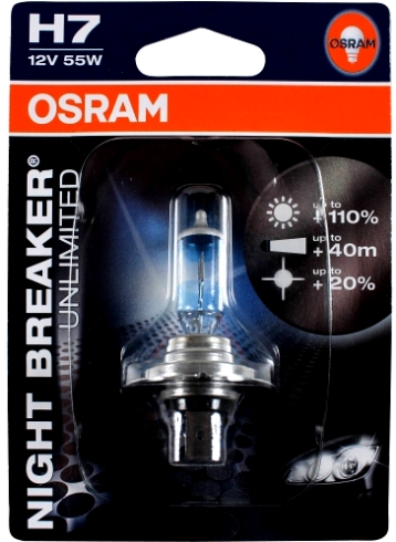 SIJALICA 12V H7 55W OSRAM NIGHT BRAKER 2kom set