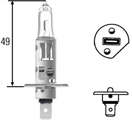 SIJALICA H1 55W 12v HELLA