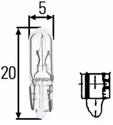 SIJALICA UBODNA 12V 1,2W HELLA