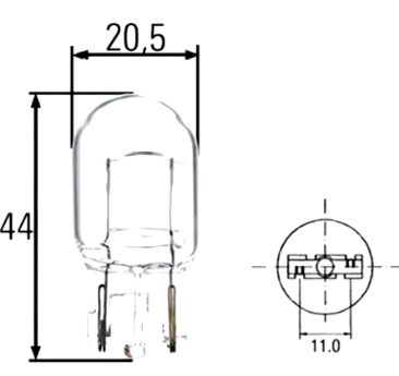 SIJALICA UBODNA 12V 21W/21W HELLA