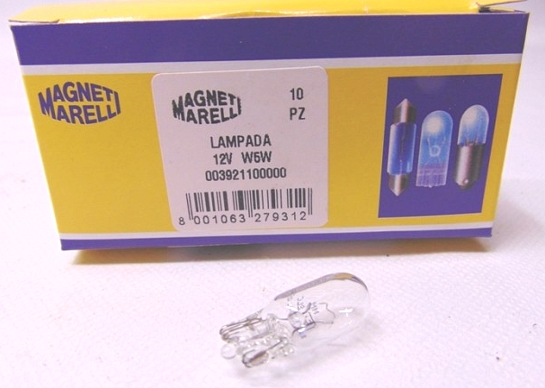 Sijalica ubodna 12v 5w w5w postolje w2,1x9,5d Magneti Marelli