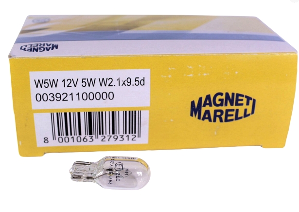 Sijalica ubodna 12v 5W w5w postolje w2,1x9,5d Magneti Marelli