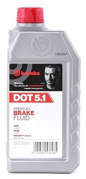 KOČIONO ULJE TEČNOST BREMBO DOT 5.1 500 ML.