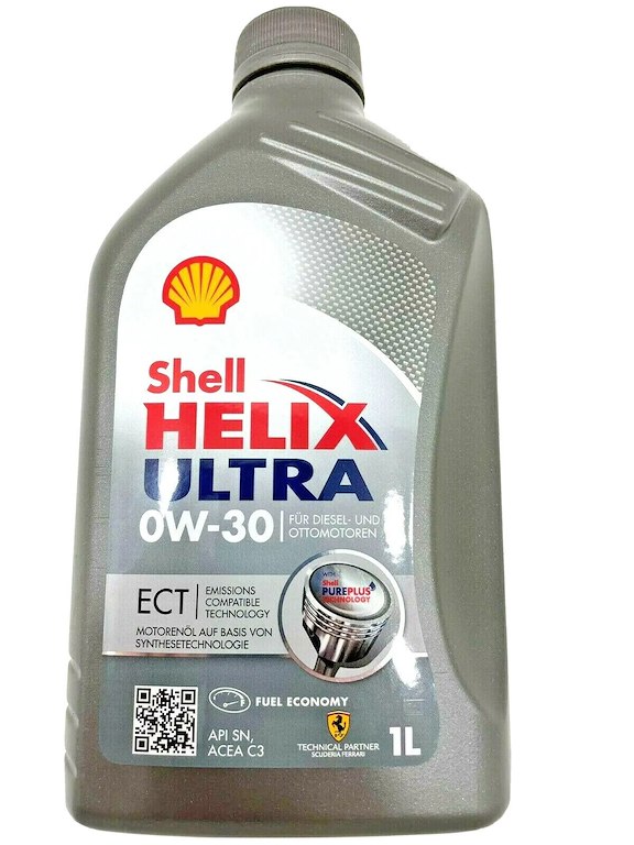 MOTORNO ULJE SHELL 0W30 ULTRA ECT 1 LITRA