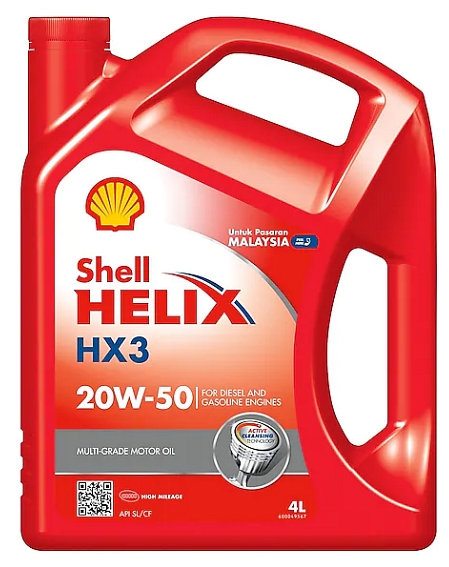 MOTORNO ULJE SHELL 20W50 HX3 4LITRA