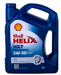 MOTORNO ULJE SHELL 5W30 HX7 AV PROFESIONAL 5LIT