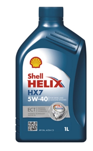 MOTORNO ULJE SHELL 5W40 HX7 ECT 1LIT