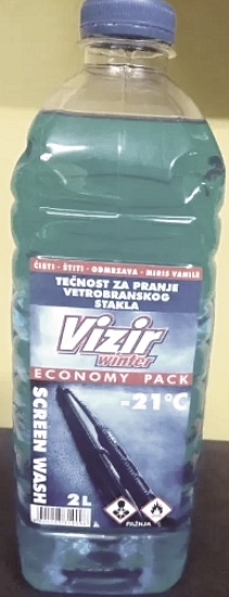 TEČNOST ZA VETROBRAN -20C VIZIR 1 LITAR