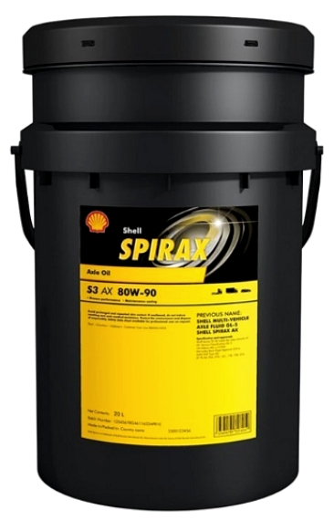 ULJE SHELL SPIRAX S3 ALS 80W90 20 Litara