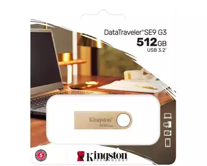 KINGSTON 512GB DataTraveler SE9 G3 USB 3.0 flash DTSE9G3/512GB champagne