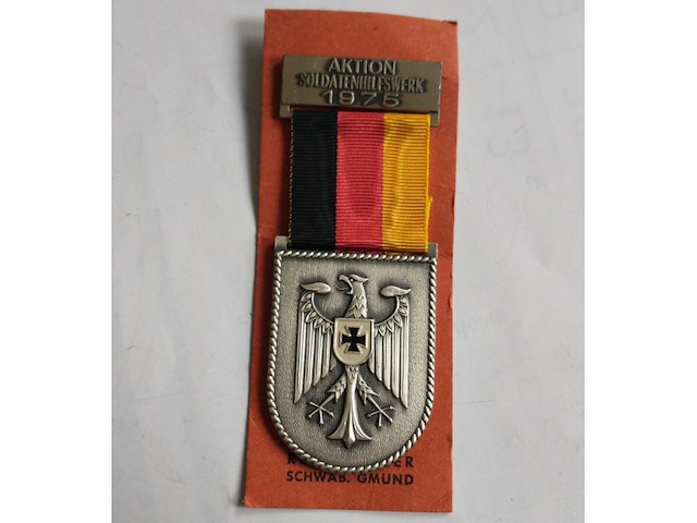 medalja AKTION SOLDATENHILFSWERK 1975. Germany