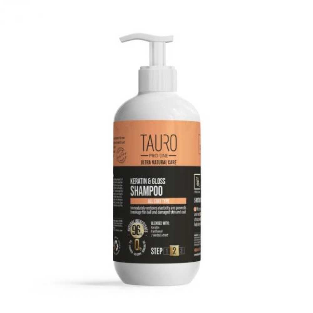 Tauro Pro Line Ultra Natural Care Keratin&Gloss Shampoo 400ml