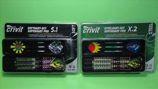 Strelice za pikado Crivit S.1 i X.2 Pro!