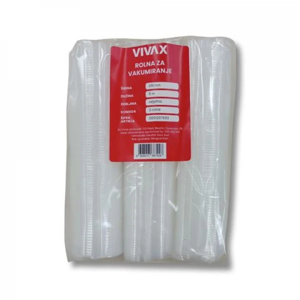 VIVAX HOME rolna za vakumiranje 200mm x 5m 3 rolne