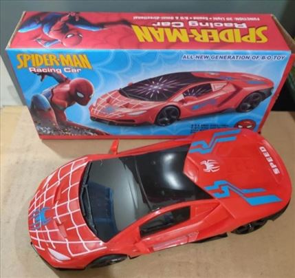 Spiderman auto novo sa zvukom i svetlom akcija
