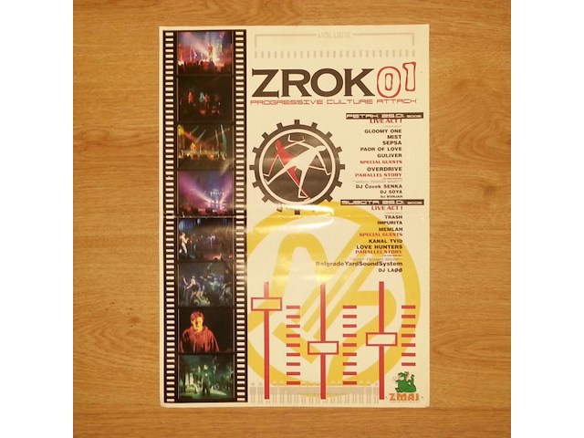 Plakat `ZROK 01` Progressive Culture Attack 2002