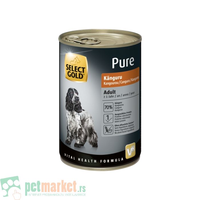 Select Gold: Konzerva za pse Adult Pure, 400 gr