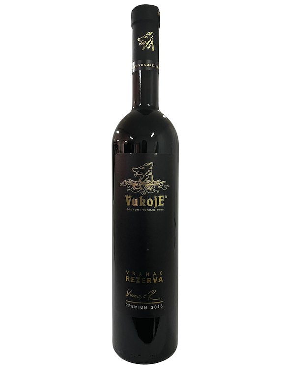 Crveno vino Vukoje Vranac rezerva 0,75l