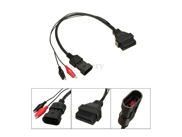 16Pin OBD2 na 3Pin OBD1 adapter konvertor FIAT Lancia