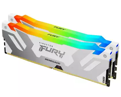 KINGSTON DIMM DDR5 32GB (2x16GB kit) 6800MT/s KF568C36RWAK2-32 FURY Renegade RGB White XMP