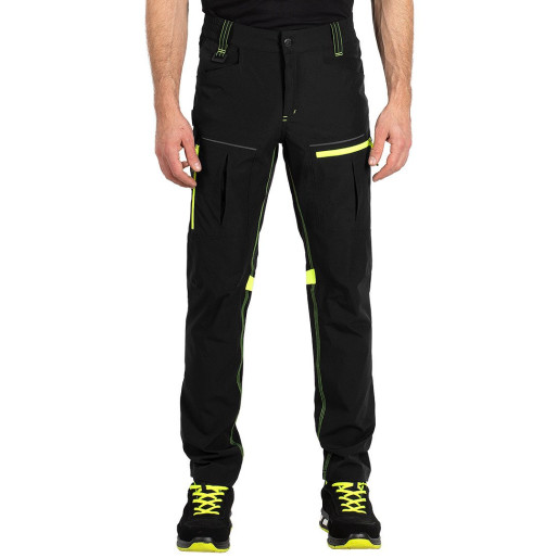 PANTHER PANTS S, ELASTIČNE RADNE PANTALONE, NEON ŽUTA