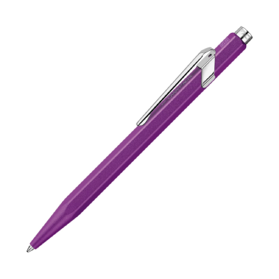 Hemijska olovka - Caran d'Ache 849 Colormat-X, slim pakovanje, violet