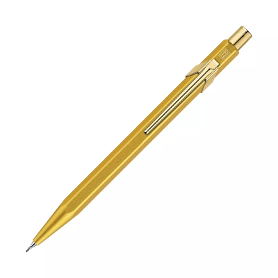 Patent olovka - Caran d'Ache 844, Gold, slim pakovanje