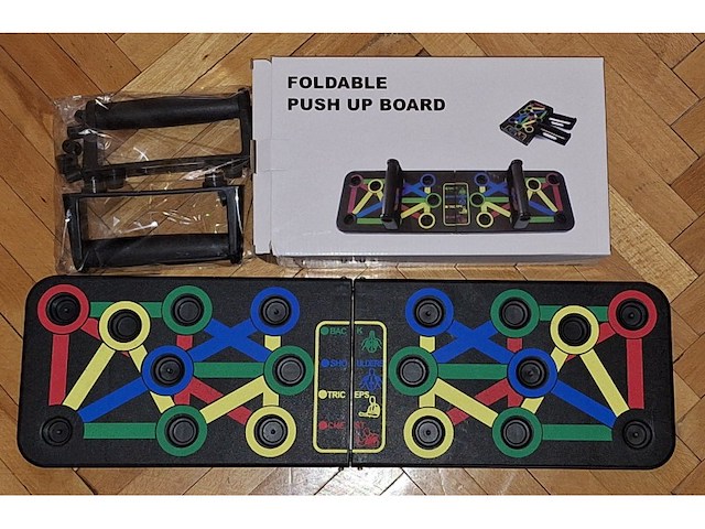 Daska za sklekove Push Up Board Sklekeri 12u1 trening