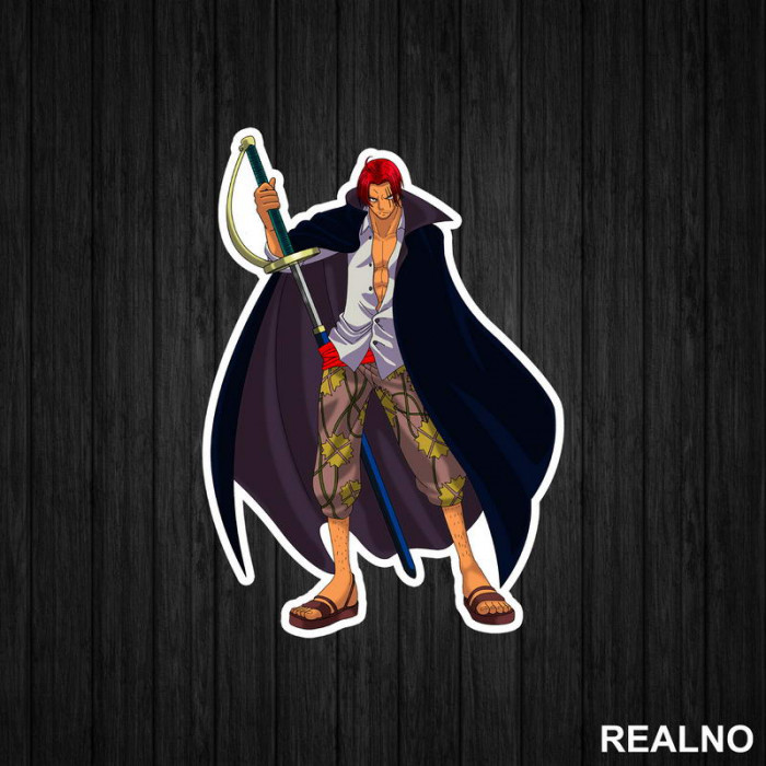 SHANKS - WAITING - ONE PIECE - NALEPNICA