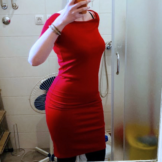 CALLIOPE crvena haljina