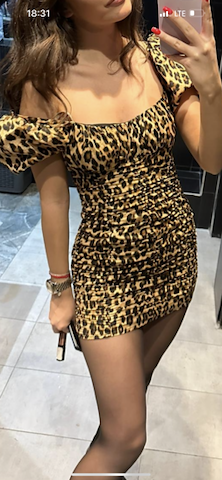 Zara leopard haljina