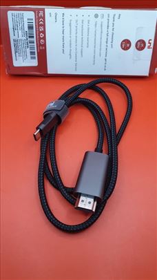 USB C na DisplayPort kabel (4K@60Hz)