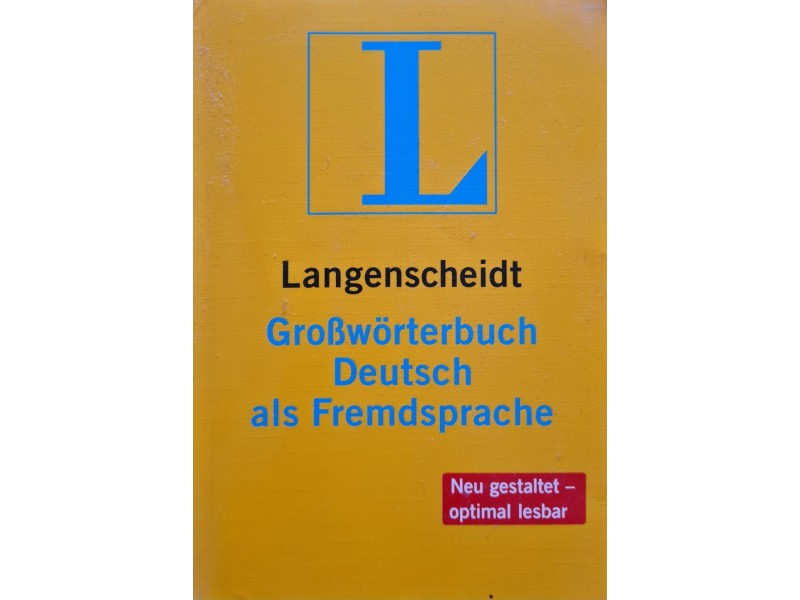 Langenscheidt - nemacki recnik