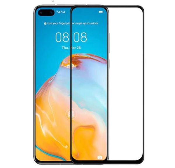 Zaštitno staklo 5D Full Glue za Huawei P40 Pro 2020, P40 PLUS (6.58") zakrivljeno, crni rub