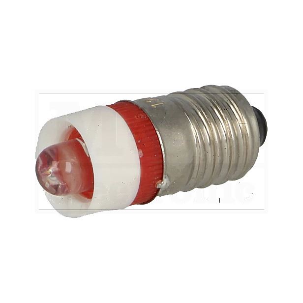 SIJALICA LED E10 Tip LL 12V AC/DC CRVENA