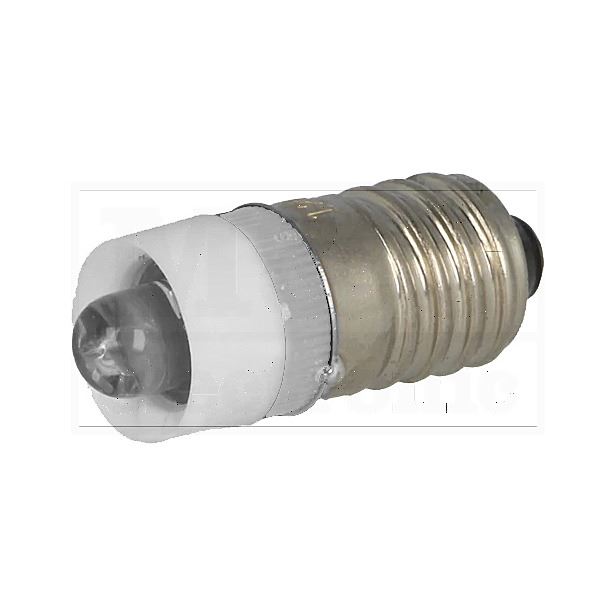 SIJALICA LED E10 Tip LL 24V AC/DC BELA