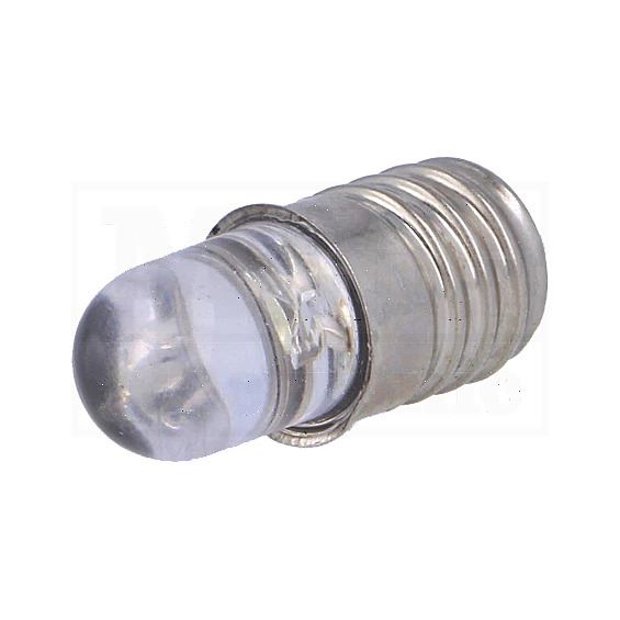 SIJALICA LED E10 Tip O 12V DC BELA
