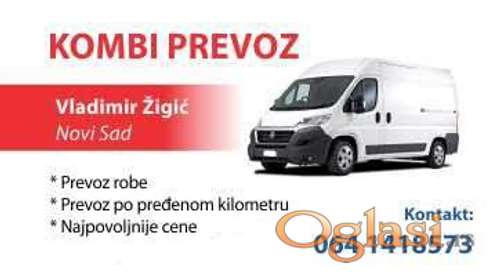 Novi Sad-kombi prevoz i selidbe