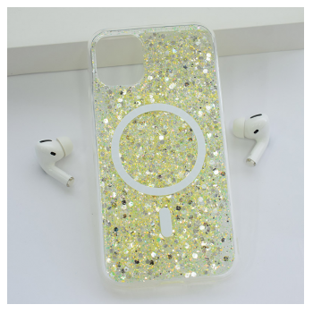 Maska Shine Shimmer Mag Case za iPhone 11 zuta