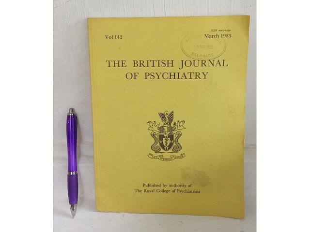 THE BRITISH JOURNAL OF PSYCHIATRY VOL 142