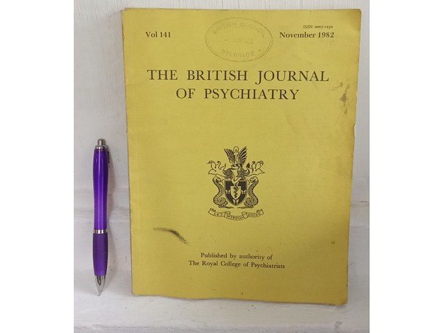 THE BRITISH JOURNAL OF PSYCHIATRY VOL 141