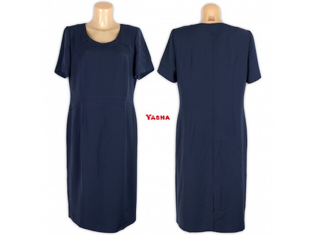 |O| YASHA poslovna midi haljina (M)