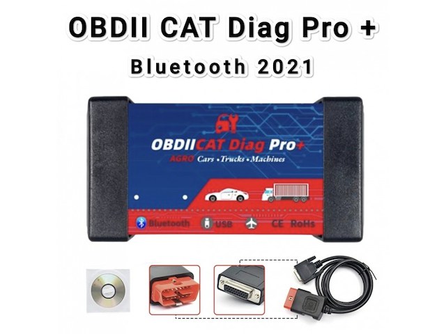 OBDII CAT Diag Pro + Bluetooth 2021 Auto Dijagnostika