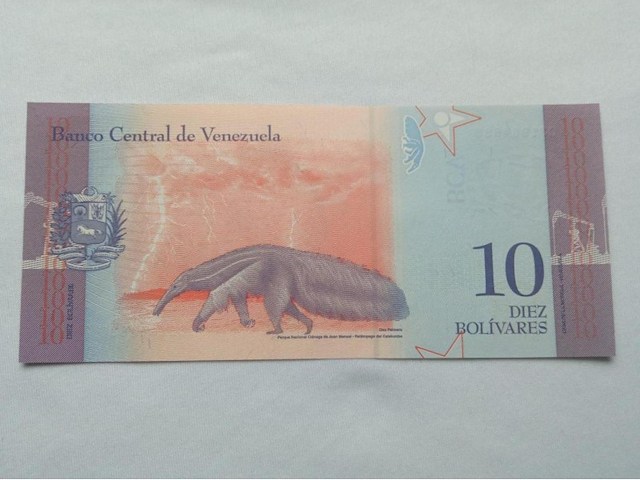 Venecuela 10 bolivara,2018 god.UNC