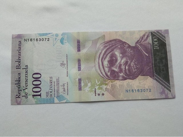 Venecuela 1.000 bolivara,2017 god.UNC